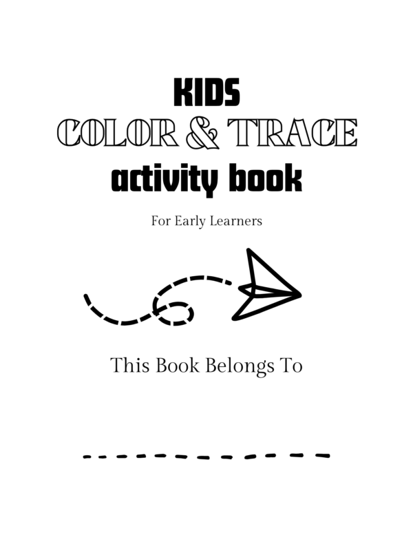 Kids Color and Trace -Activity books for early learners - Teachable ...